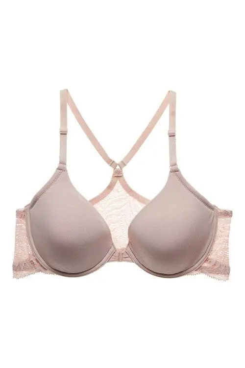 Natori Lush Front Close Contour Underwire Bra - Natural