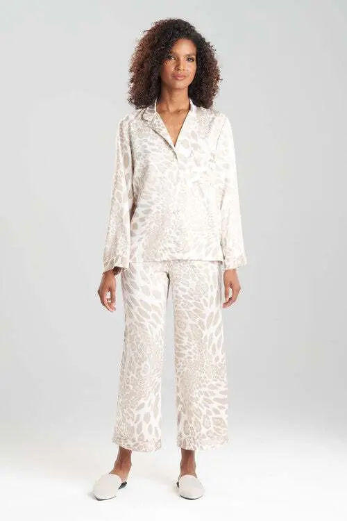 Natori Luxe Leopard Pj - Natural