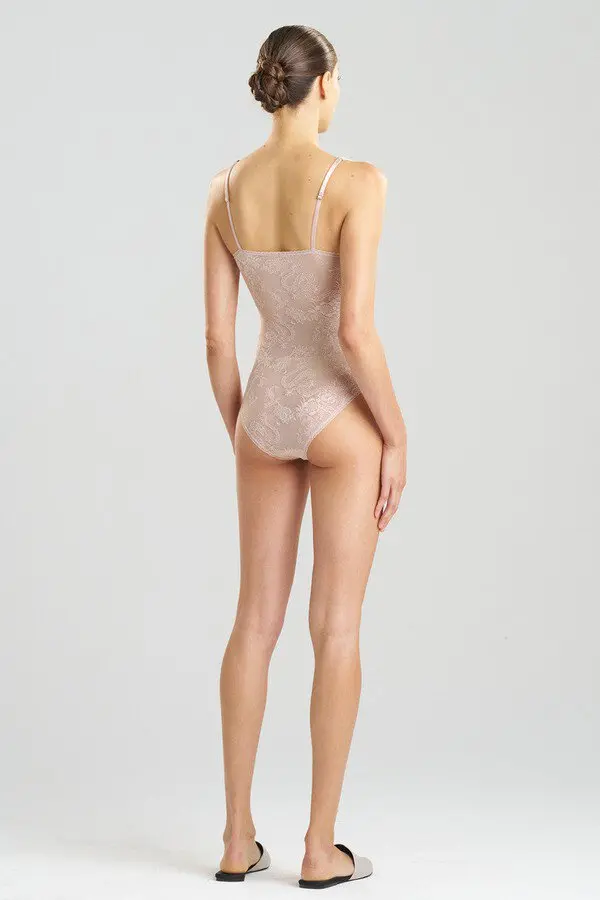 Natori Dragon Lace Bodysuit - Natural