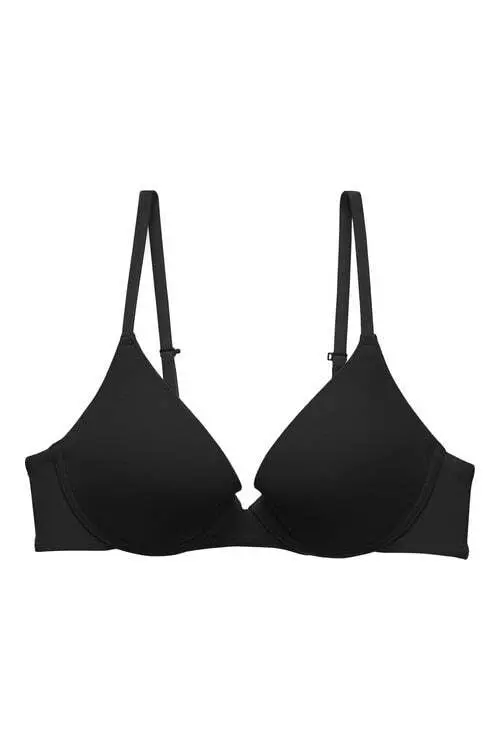 Natori Minimal Convertible Push-up Bra - Black
