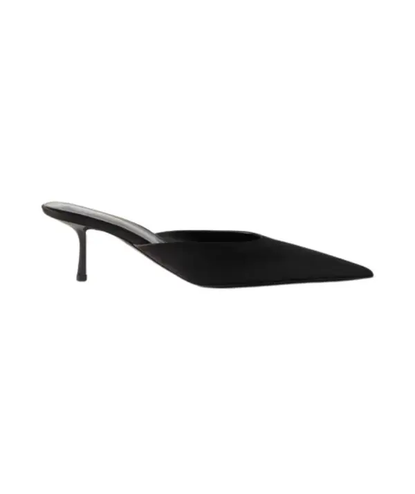 Saint Laurent Barbara Satin Mules