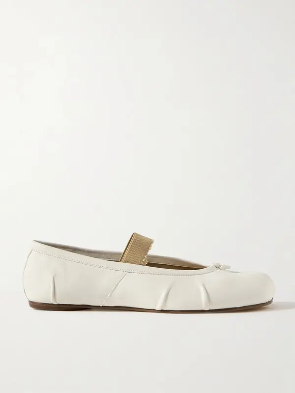 MAISON MARGIELA Tabi Split-toe Leather Ballet Flats