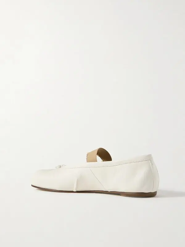 MAISON MARGIELA Tabi Split-toe Leather Ballet Flats