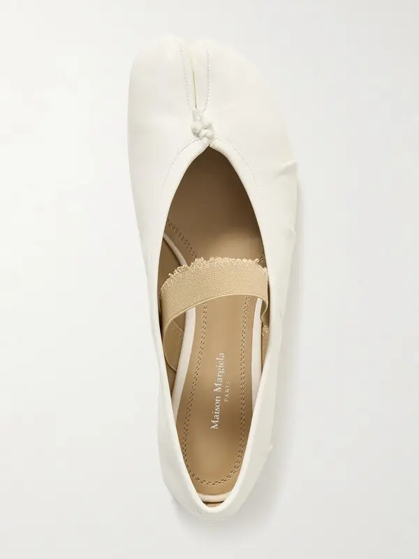 MAISON MARGIELA Tabi Split-toe Leather Ballet Flats
