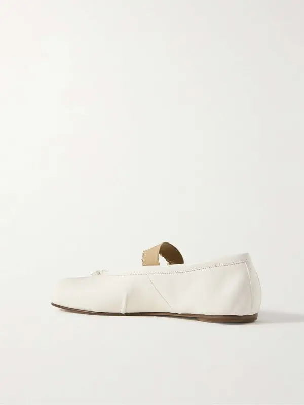 MAISON MARGIELA Tabi Split-toe Leather Ballet Flats