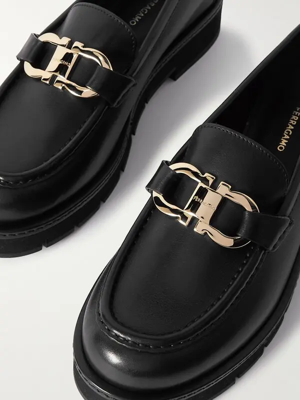 FERRAGAMO Maryan Leather Loafers