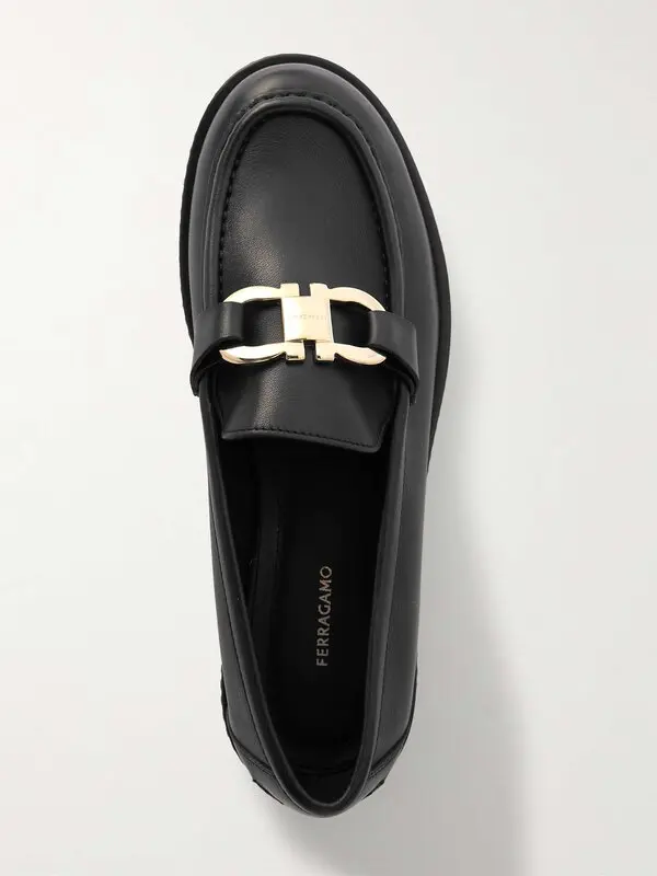 FERRAGAMO Maryan Leather Loafers