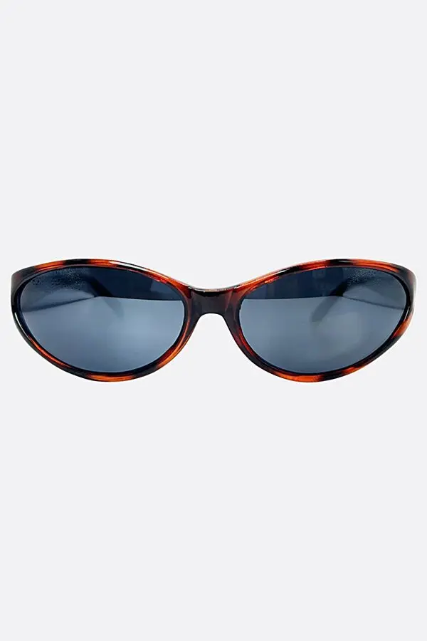 GIANT VINTAGE SUNGLASSES Molly Oval Vintage Sunglasses - Tortoise