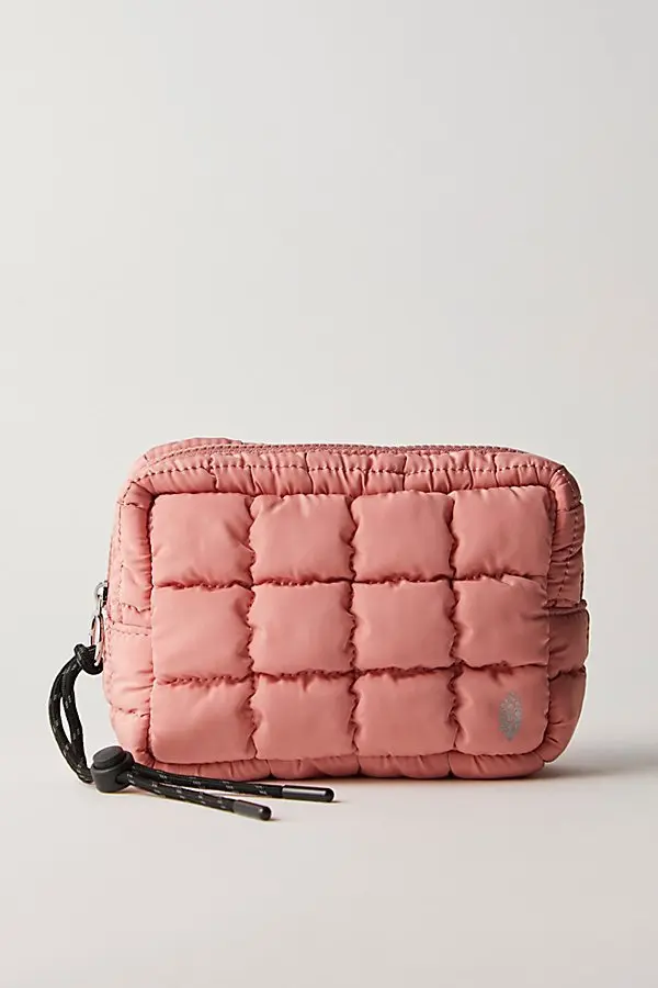 Free People Quilted Mini Case - Ballet Slipper