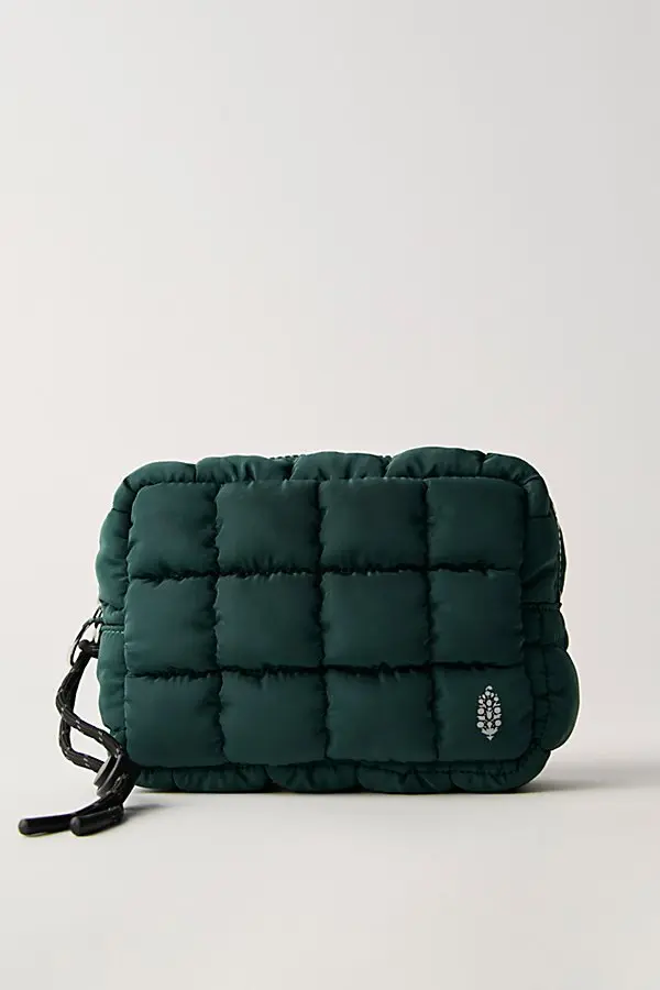 Free People Quilted Mini Case - Evergreen