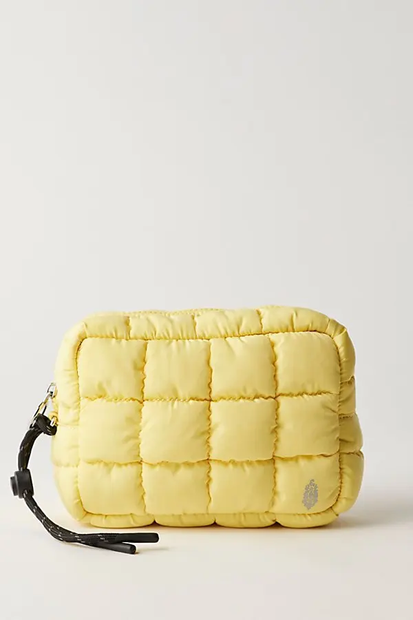 Free People Quilted Mini Case - Sour Citrus