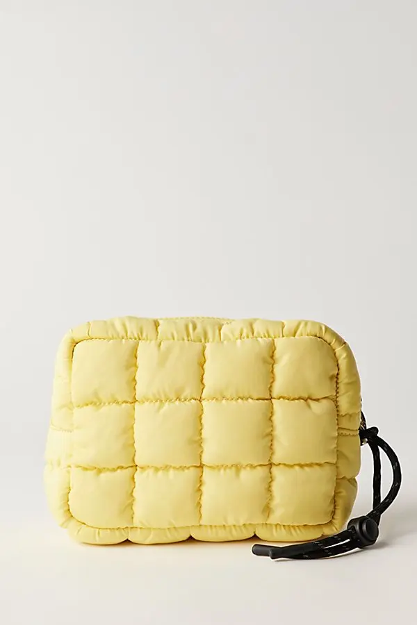 Free People Quilted Mini Case - Sour Citrus