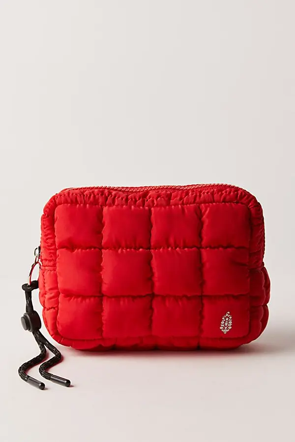 Free People Quilted Mini Case - Winterberry