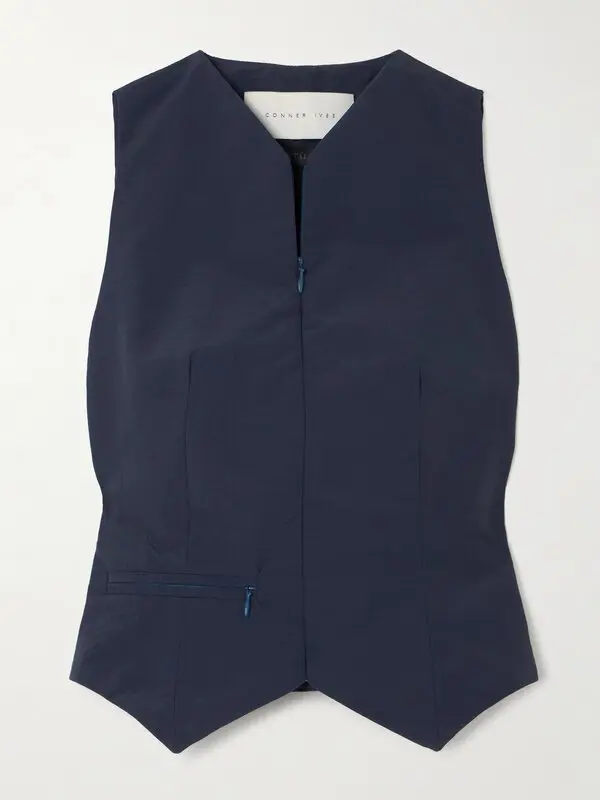 CONNER IVES Recycled-twill Vest