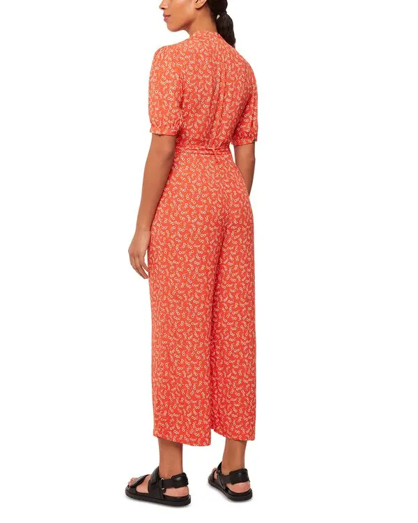 Whistles Micro Floral Jumpsuit