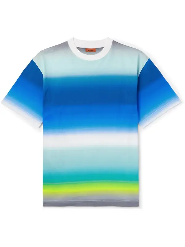 Missoni Striped Cotton-jersey T-shirt