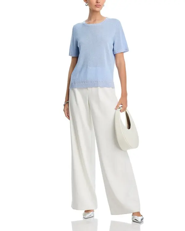 Kobi Halperin Noa Short Sleeve Sweater - Light Blue