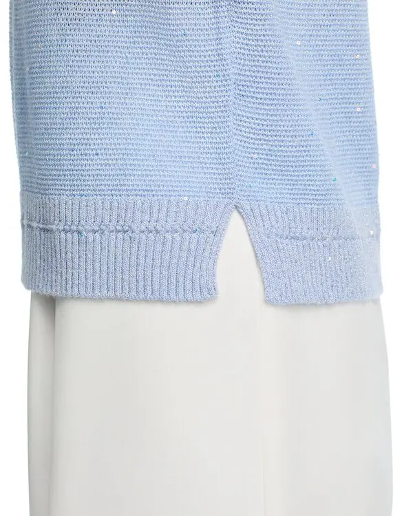 Kobi Halperin Noa Short Sleeve Sweater - Light Blue