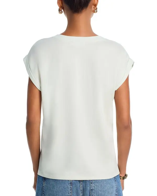 FRAME Easy Cotton V-neck Tee