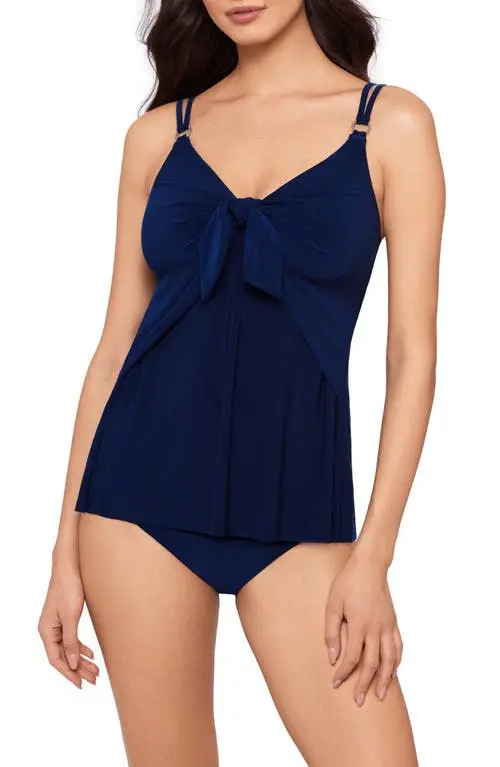 MAGICSUIT® Akikio Obi Tankini Top - Navy