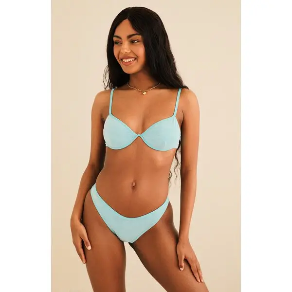DIPPIN DAISY'S Daphne Underwire Bikini Top - Pool Terry