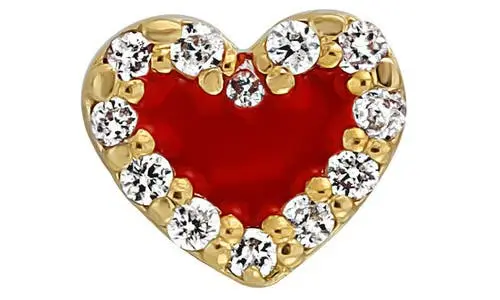 Bony Levy Chelsea Diamond Heart Stud Earrings