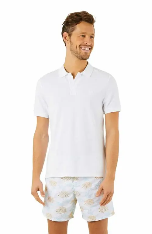 Vilebrequin Solid Cotton Polo - Blanc