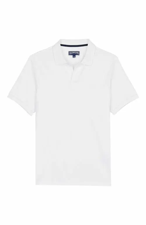Vilebrequin Solid Cotton Polo - Blanc