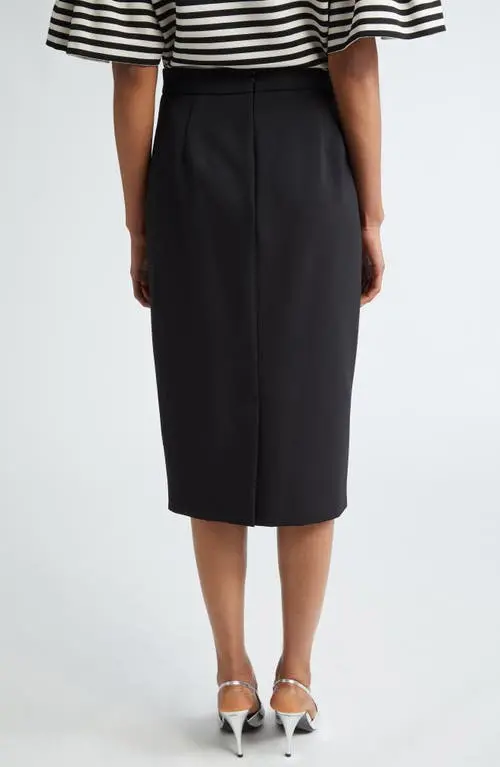 Max Mara Lubiana Pencil Skirt - Black