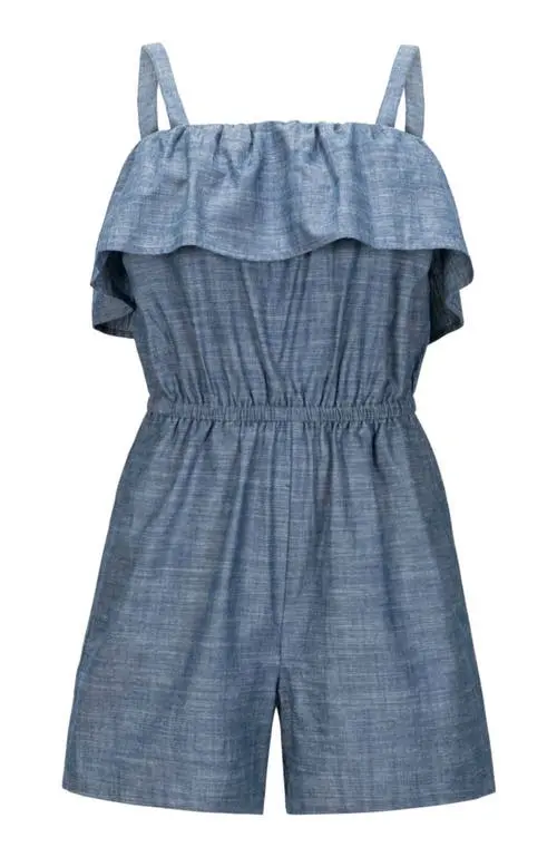 HOPE & HENRY Organic Ruffle Top Romper
