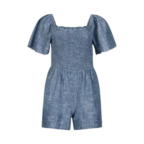 HOPE & HENRY Organic Smocked Romper
