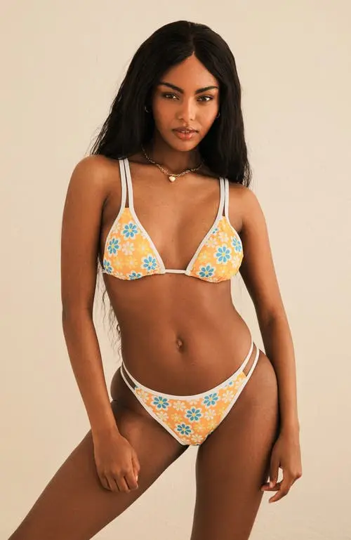 DIPPIN DAISY'S Billy Double Strap Bikini Top - Sunkissed