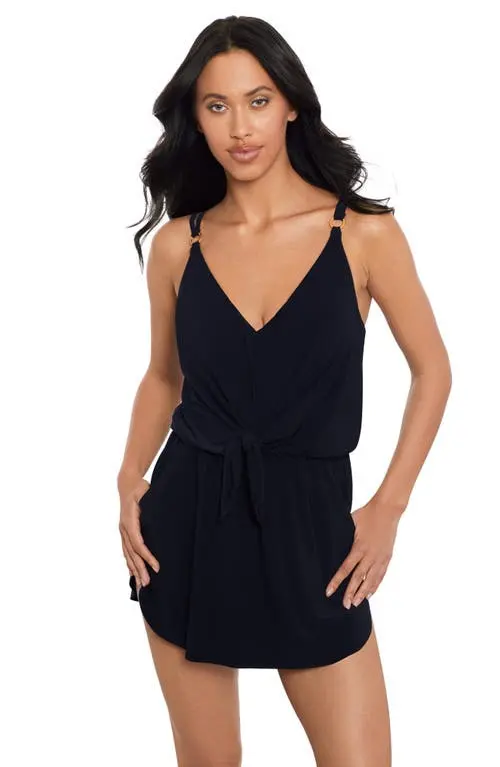 Magicsuit Kami Obi One-piece Swimdress - Black