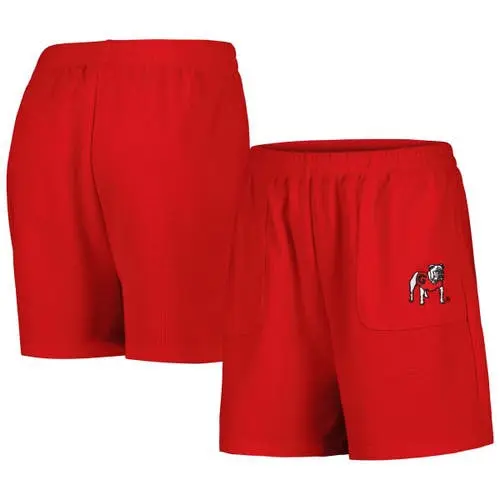 HYPE AND VICE Georgia Bulldogs Pocket Hit Grand Slam Waffle Shorts - Red