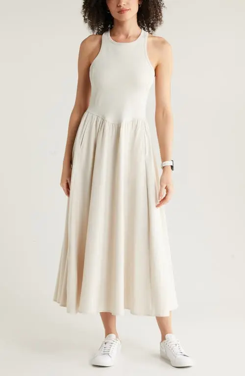 Zella Cutout Back Hybrid Dress In Grey Moonbeam - 63% Off | Editorialist