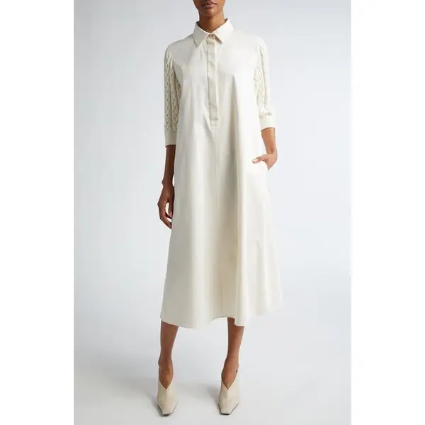 Max Mara Armonia A-line Midi Dress