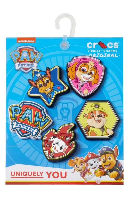 CROCS Paw Patrol 5-pack Jibbitz Shoe Charms - White