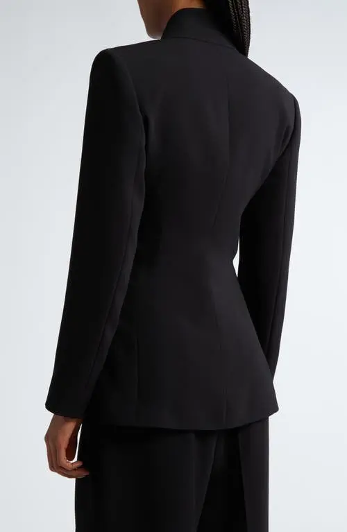 Max Mara Seggio Tie-front Crepe Blazer