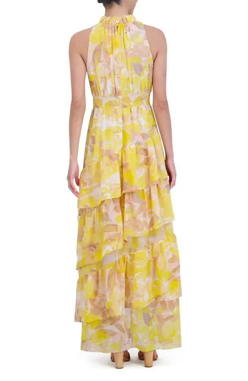 floral print halter maxi dress eliza j Women's Dress,Black and White,2P : Clothing, Shoes & Jewelry this gown features Eliza J Floral Print Halter