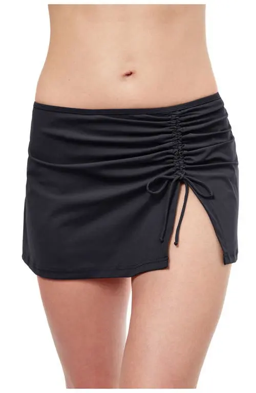GOTTEX Side Slit Swim Bottom - Black