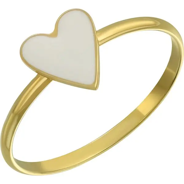 Bony Levy 14k Gold Stacking Heart Ring - 14k Yellow Gold