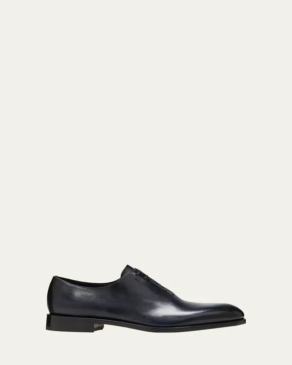 FERRAGAMO Angiolo Wholecut Leather Oxfords