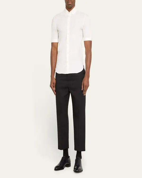 FERRAGAMO Angiolo Wholecut Leather Oxfords