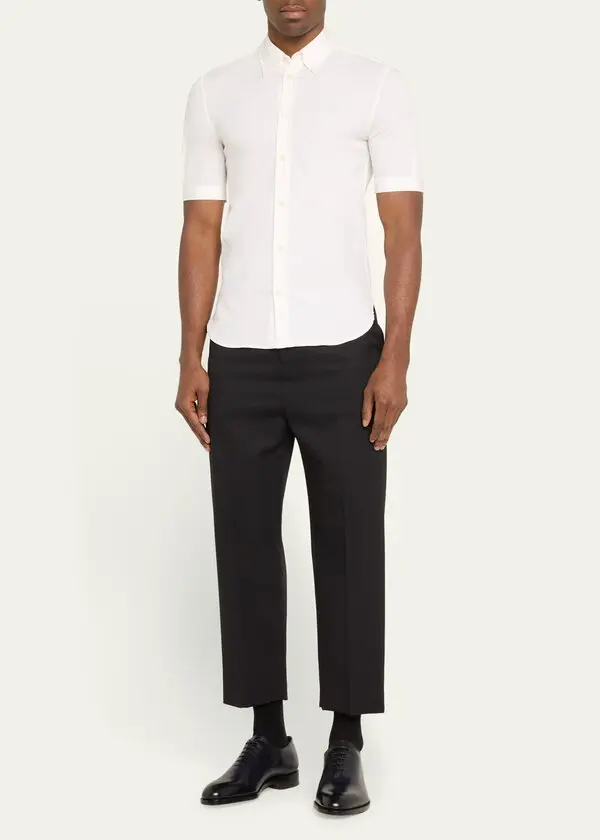 FERRAGAMO Angiolo Wholecut Leather Oxfords