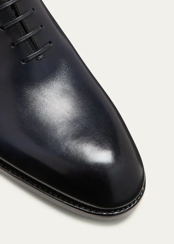 FERRAGAMO Angiolo Wholecut Leather Oxfords