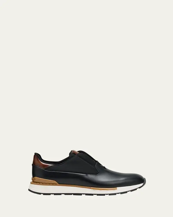 Berluti Fast Track Leather Low-top Sneakers
