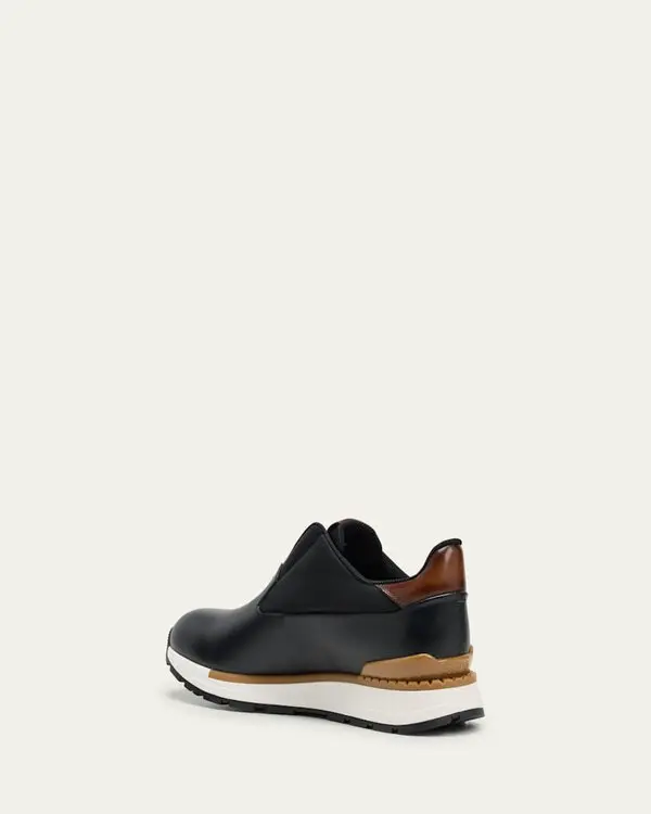 Berluti Fast Track Leather Low-top Sneakers
