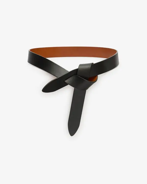 Isabel Marant Lecce Belt - Black/natural