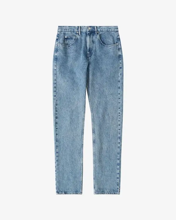 Isabel Marant Jack Straight Leg Denim Jeans - Light Blue