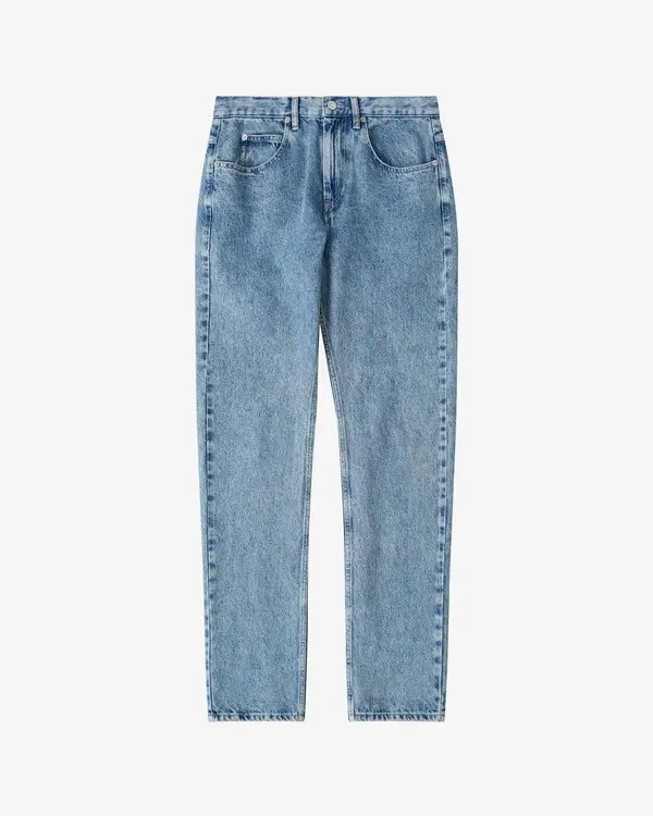 Isabel Marant Jack Straight Leg Denim Jeans - Light Blue